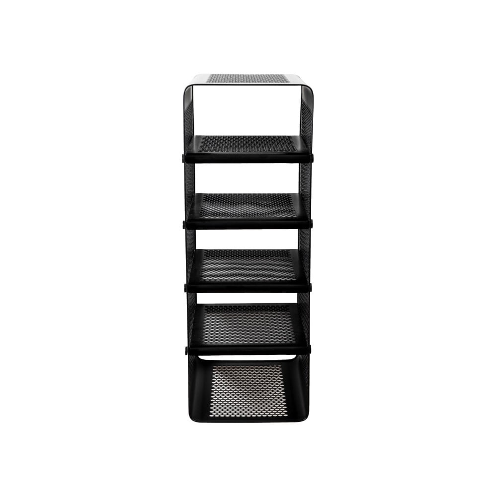 Pantofar de perete cu 5 etaje Tica copenhagen Perforate, negru | Bonami